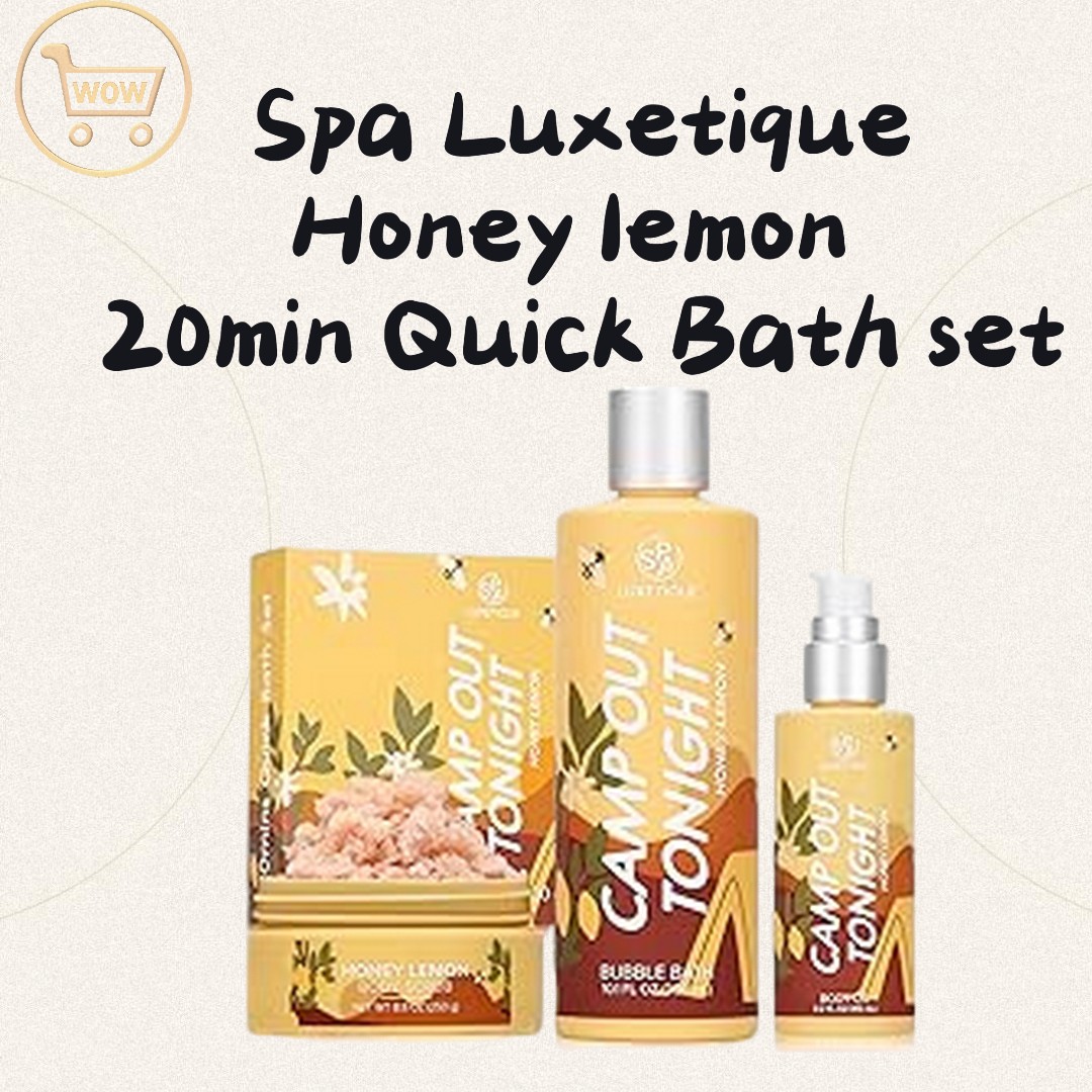商城 | A036 Spa Luxetique Honey lemon 20min Quick Bath set